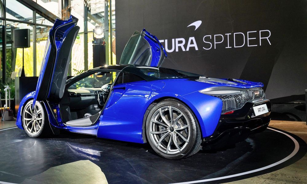 2024 McLaren Artura Spider touches down in Malaysia - 700PS hybrid drop ...