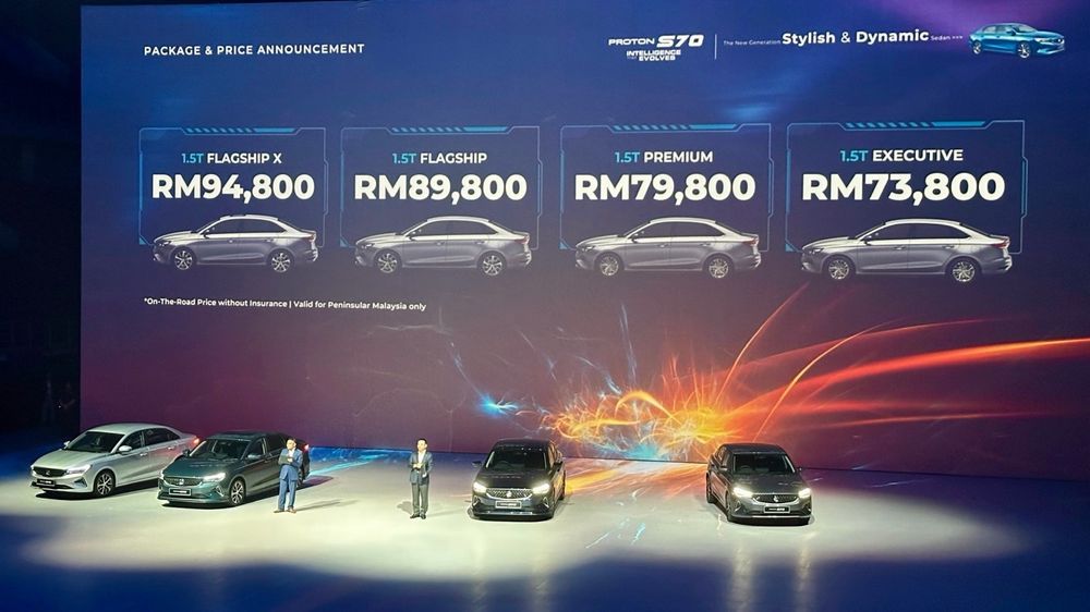 2024 Proton S70 launched - All-new C-segment sedan starting from a B-segment friendly RM74k ...