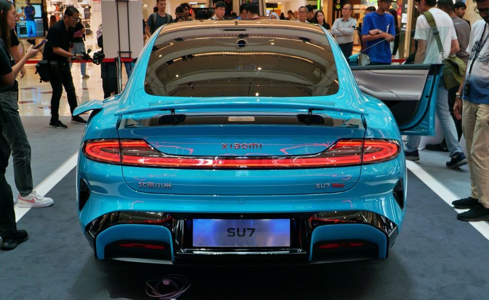 2024 Xiaomi SU7 Max makes surprise appearance in Suria KLCC - will it reach Malaysian showrooms ...