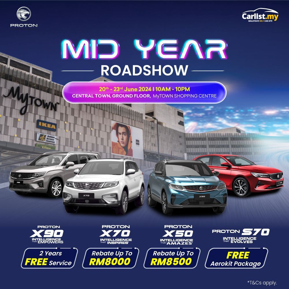 Carlist.my's Mid-Year Roadshow is back! 20-23 June at MYTOWN Shopping ...