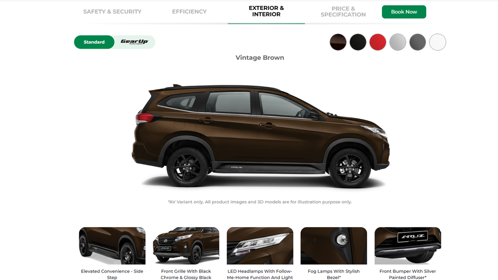 Perodua Aruz gets colour update – vintage brown, matte black trims and ...