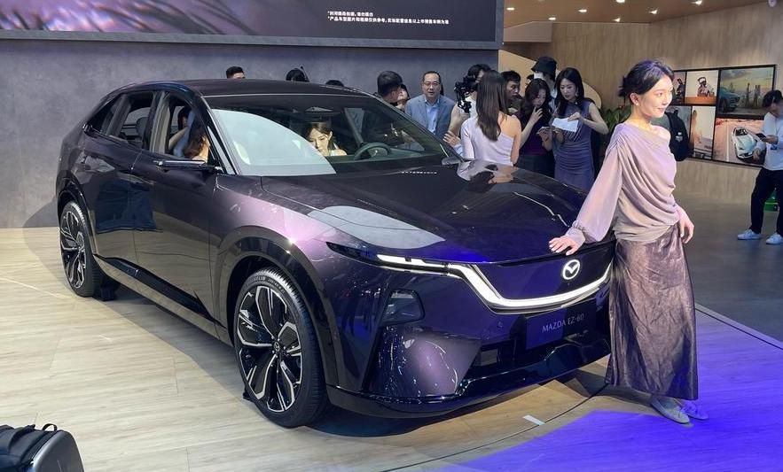 Auto Shanghai 2025: Mazda unveils all-new EZ-60 SUV with both EV and ...