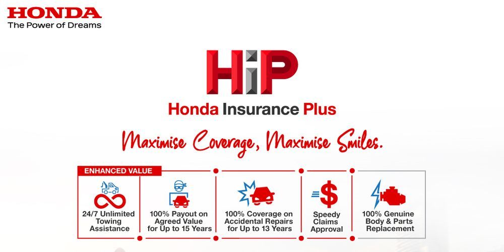 Honda Insurance Plus enhanced with unlimited mileage towing, no ...
