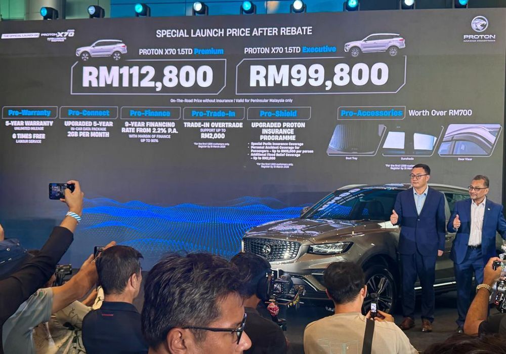 2026 Proton X70 MC3 launched from RM106k - 2 variants, i-GT 4-cyl ...