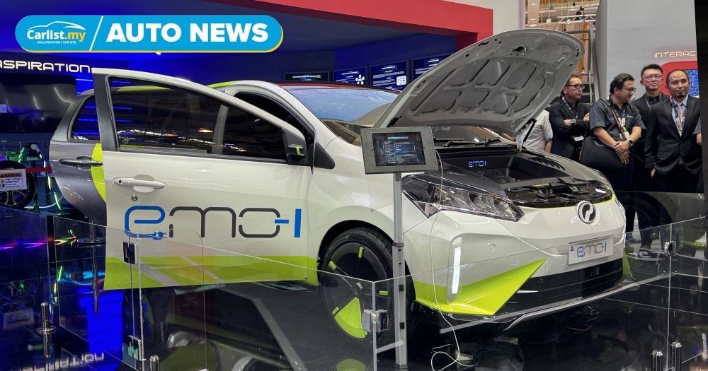 Meet the Perodua EMO-1, the Myvi-based EV prototype, shown at the 2024 ...