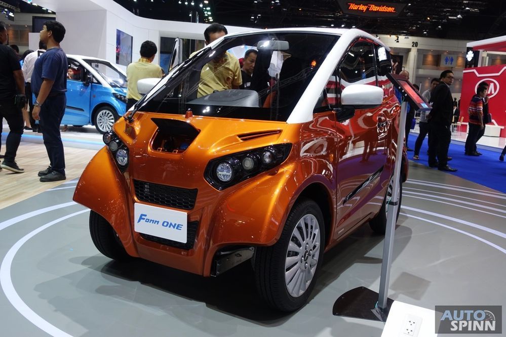 [BIMS2018] Fomm ONE มินิคาร์ไฟฟ้าลอยน้ำได้ ชาร์จ 6 ชม.วิ่งได้ 160 กม. ...