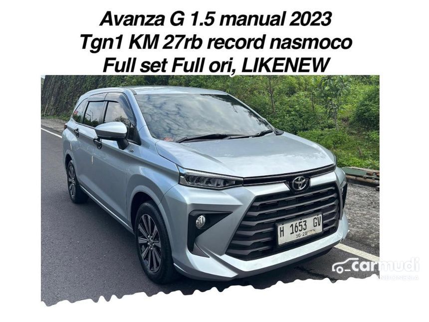 Jual Mobil Toyota Avanza 2023 G 1.5 di Yogyakarta Manual MPV Silver Rp ...