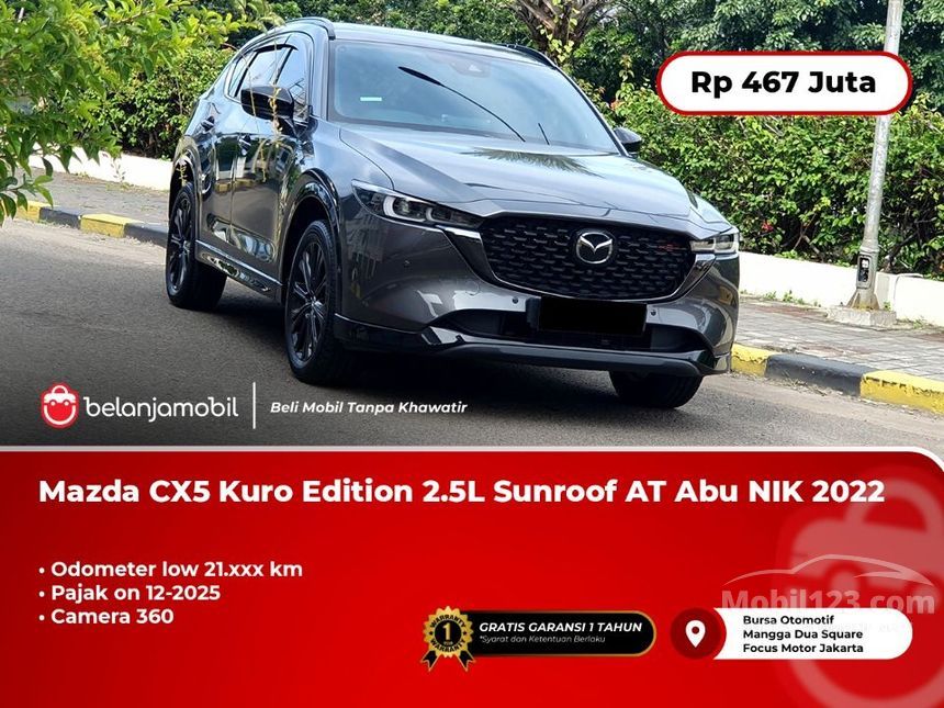 Jual Mobil Mazda CX-5 2022 Kuro Edition 2.5 di DKI Jakarta Automatic SUV Abu-abu Rp 467.000.000 ...
