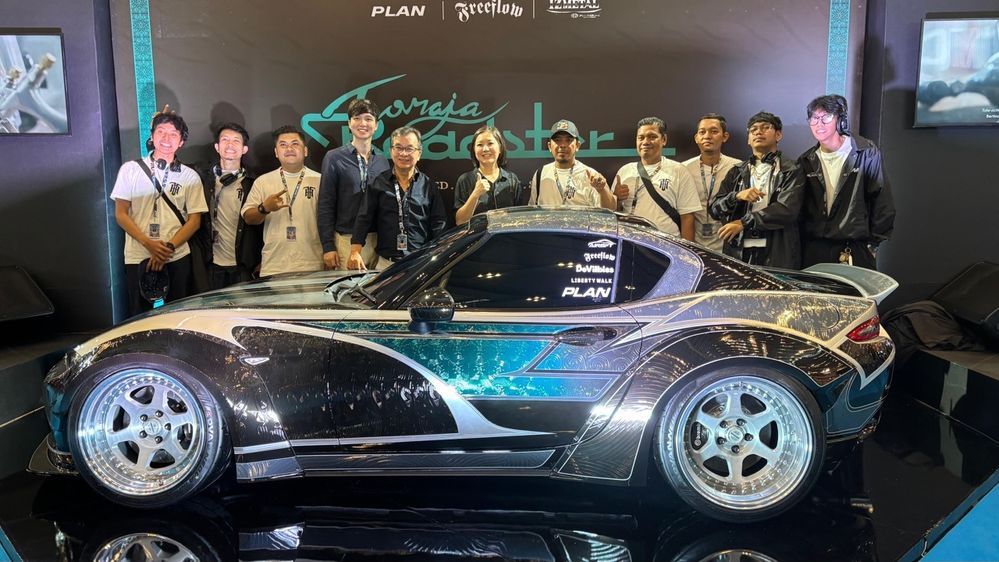 Toraja Roadster, Mobil Pertama di Indonesia dengan Teknologi 3D Painting Garapan Plan Paint ...