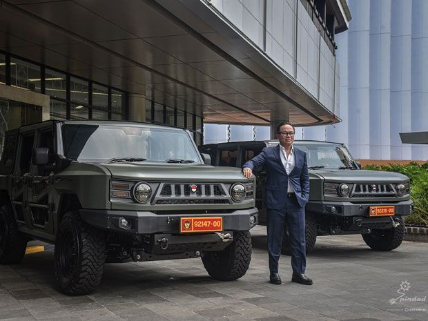 Harga Mobil Maung Pindad Versi Sipil Setara Fortuner dan Pajero Sport ...
