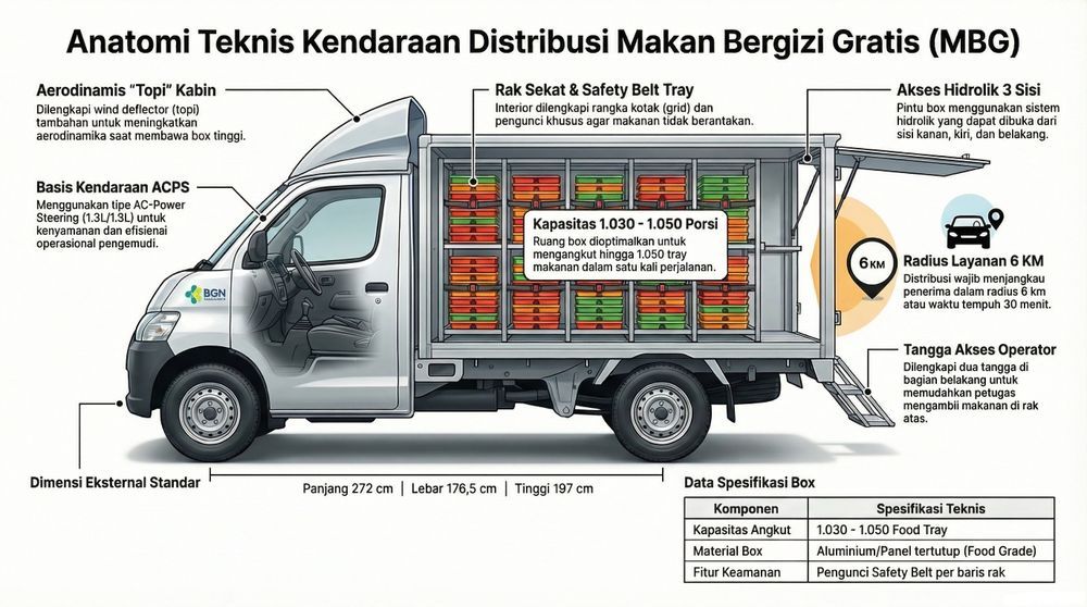 Panduan Lengkap Spesifikasi Mobil MBG: Harga, Kapasitas, dan Aturan ...