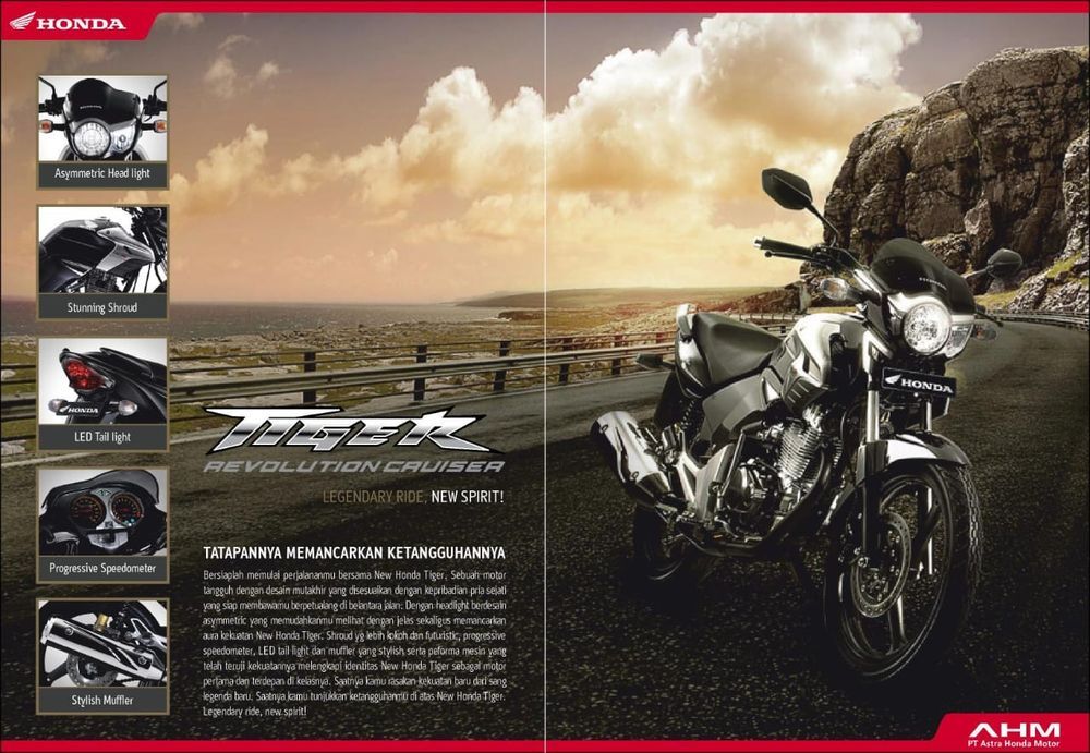 Sejarah Honda Tiger di Indonesia, Keluarga GL Series Paling Mewah ...