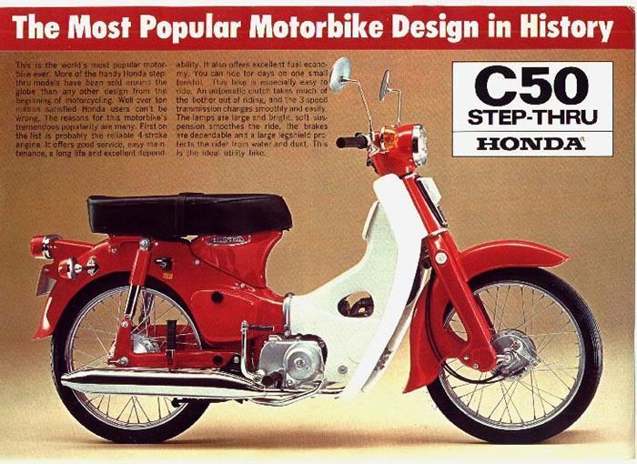 Mengenang Sosok Honda C50 'Pispot', Motor Bebek yang Tangguh dan Irit ...