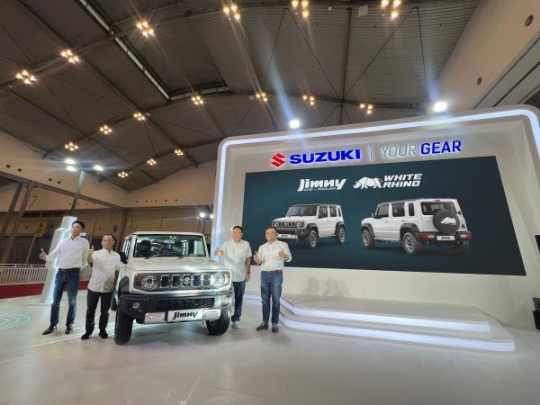 Suzuki Jimny 5-Door White Rhino Edition Resmi Meluncur di GJAW 2024 ...