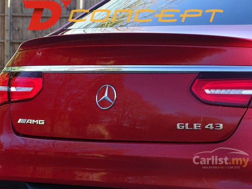 Mercedes-Benz GLE43 2017 AMG 3.0 in Selangor Automatic Coupe Maroon for ...