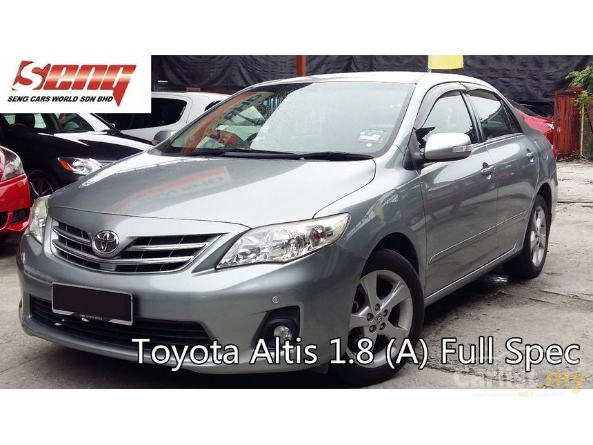 Toyota Corolla Altis 2012 E 1.8 in Selangor Automatic Sedan Grey for RM ...