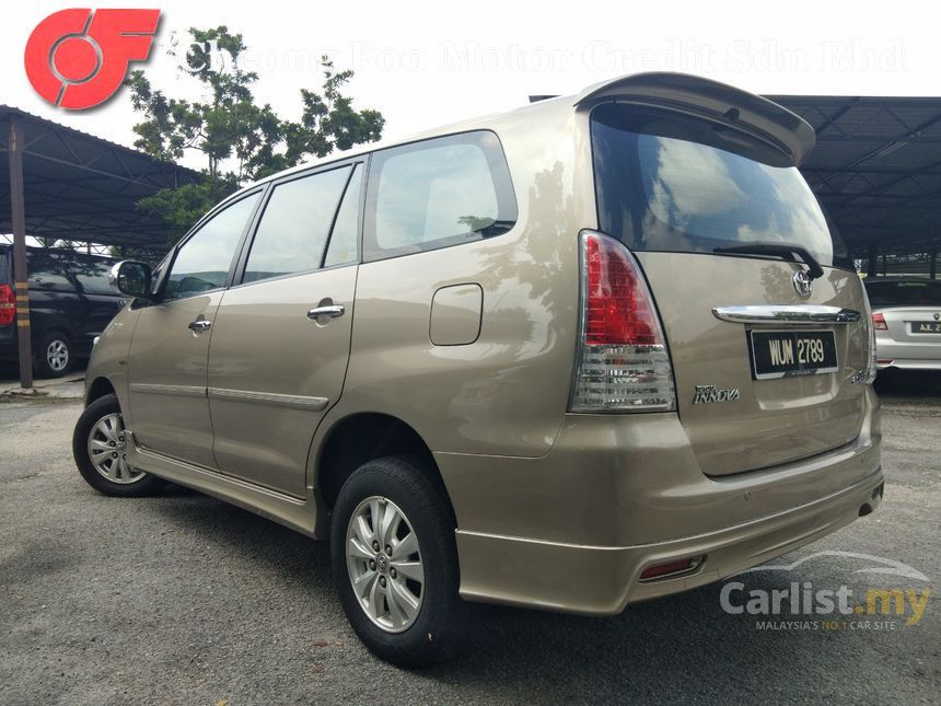 Toyota Innova 2010 G 2.0 in Selangor Automatic MPV Brown for RM 39,800 ...