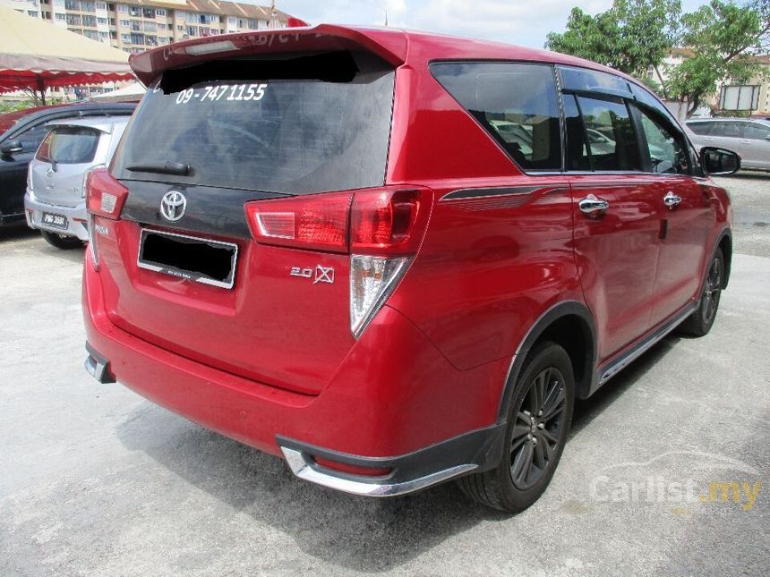 Toyota Innova 2017 X 2.0 in Selangor Automatic MPV Red for RM 94,800 ...