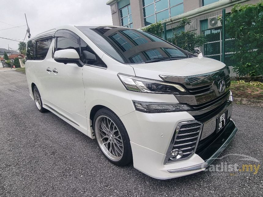 Used 2016 Toyota Vellfire 2.5 Z Golden Eyes MPV MODELLISTA 360 Camera, Power Door, Pilot Seats ...