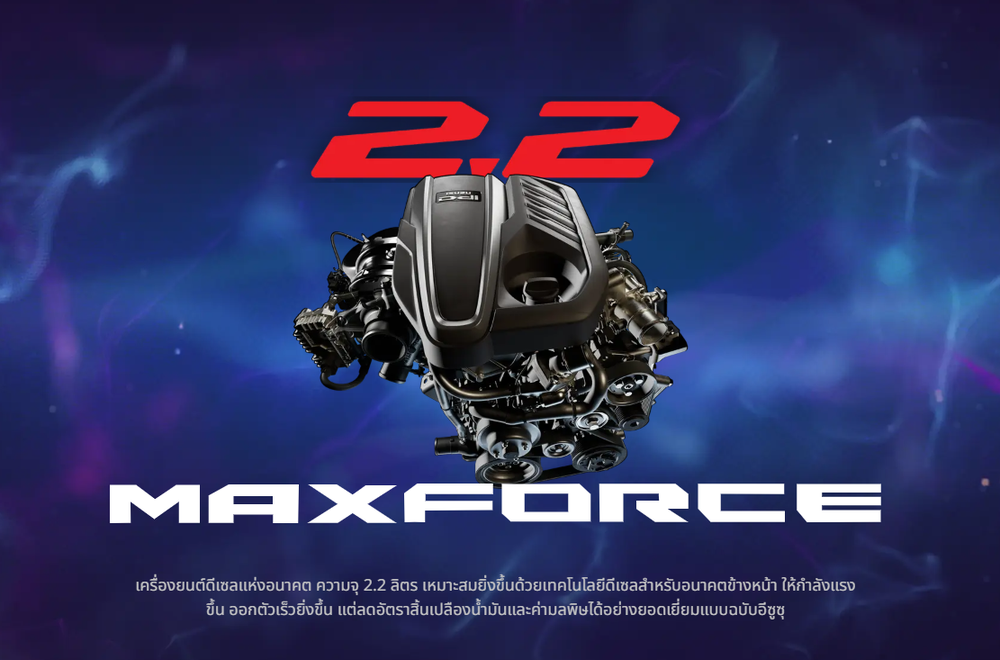 ตารางผ่อน MU-X 2.2/3.0 Ddi MAXFORCE ขุมพลังใหม่ - ราคาและตารางผ่อน | One2car