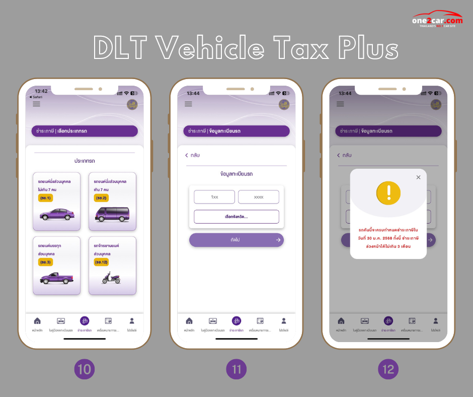 ต่อภาษีรถยนต์ออนไลน์ 2568 ทำยังไง ใช้อะไรบ้าง กี่วันได้ - เรื่องเด่น | One2car