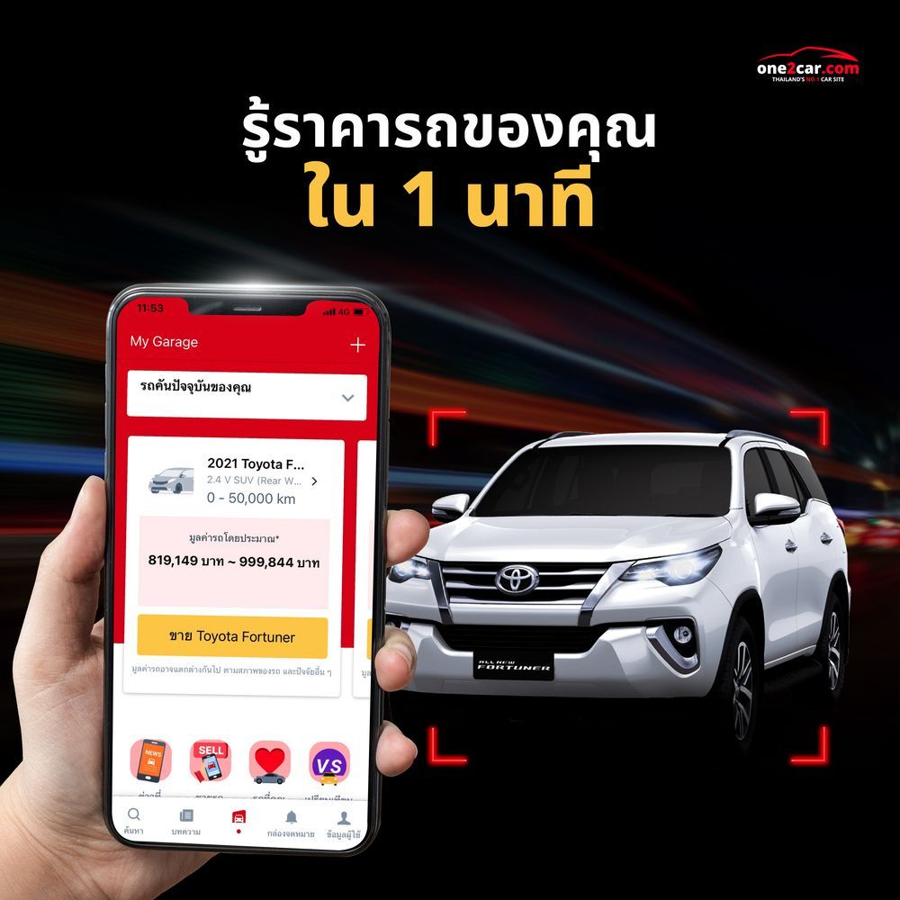 My Garage ประเมินราคารถออนไลน์ ฟรี! ตีแม่น ไม่กดราคา - เรื่องเด่น | One2car