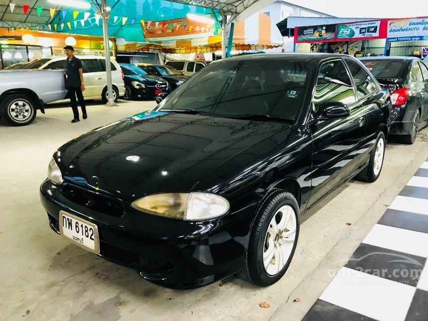 Hyundai Accent 1998 (ปี 95-00) Sprint 1.5 เกียร์ธรรมดา สีดำ | One2car.com ศูนย์รวมรถใหม่และรถมือ ...