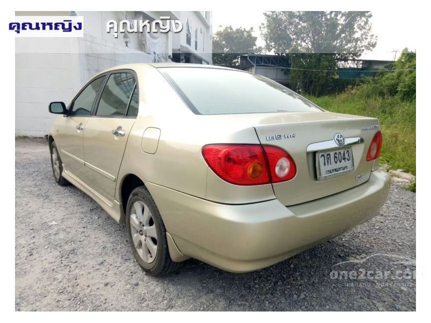 2002 Toyota Corolla Altis 1.8 ALTIS หน้าหมู (ปี 01-07) G Sedan AT for ...