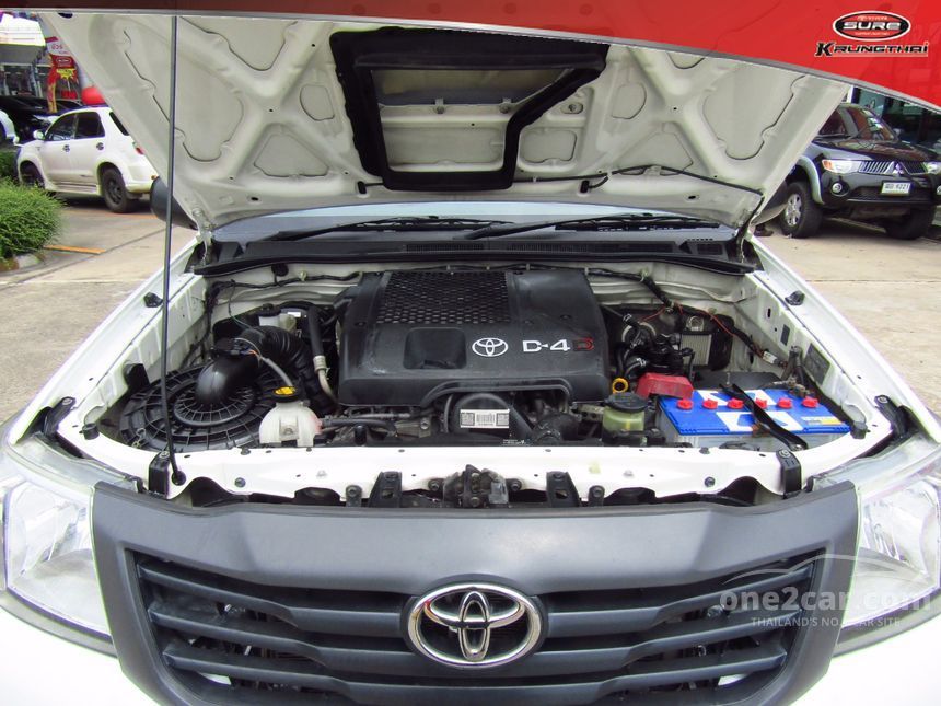 Toyota Hilux Vigo 2013 J 2.5 in กรุงเทพและปริมณฑล Manual Pickup สีขาว ...
