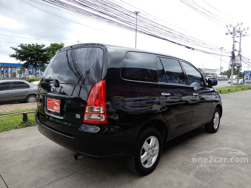 Toyota Innova 2008 G 2.0 in กรุงเทพและปริมณฑล Automatic Wagon สีดำ for ...