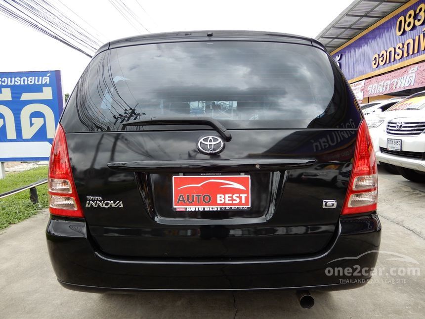 Toyota Innova 2008 G 2.0 in กรุงเทพและปริมณฑล Automatic Wagon สีดำ for ...