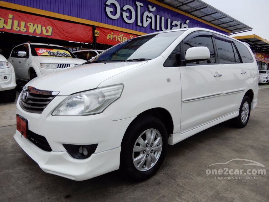 Toyota Innova 2012 G 2.0 in กรุงเทพและปริมณฑล Automatic Wagon สีขาว for ...
