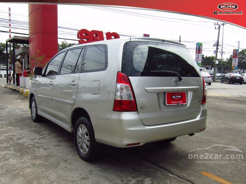 Toyota Innova 2012 G 2.0 in กรุงเทพและปริมณฑล Automatic Wagon สีเงิน ...