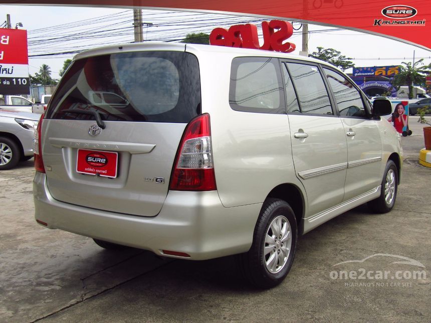 Toyota Innova 2012 G 2.0 in กรุงเทพและปริมณฑล Automatic Wagon สีเงิน ...
