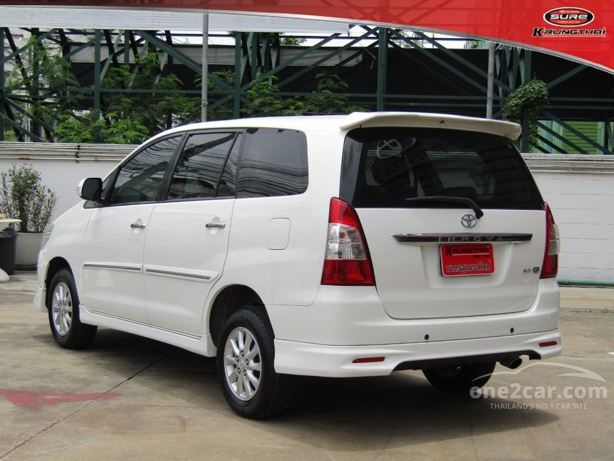 Toyota Innova 2012 V 2.0 in กรุงเทพและปริมณฑล Automatic Wagon สีขาว for ...