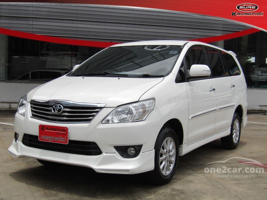 Toyota Innova 2012 V 2.0 in กรุงเทพและปริมณฑล Automatic Wagon สีขาว for ...