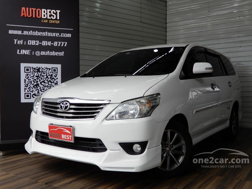 Toyota Innova 2013 V 2.0 in กรุงเทพและปริมณฑล Automatic Wagon สีขาว for ...