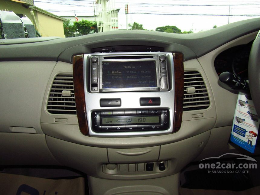 Toyota Innova 2012 (ปี 11-15) V 2.0 เกียร์อัตโนมัติ สีขาว | One2car.com ...