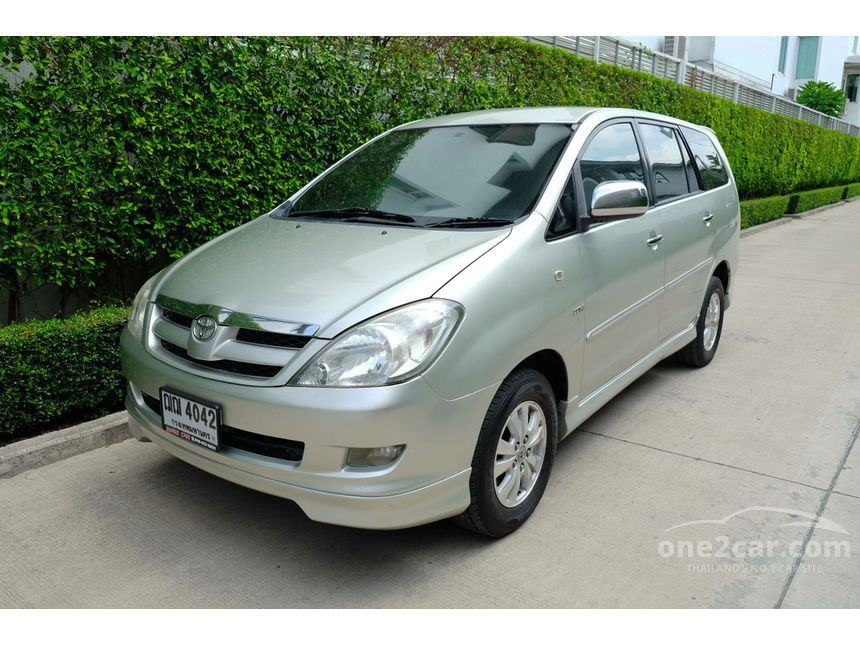 Toyota Innova 2008 V 2.0 in กรุงเทพและปริมณฑล Automatic Wagon สีเงิน ...