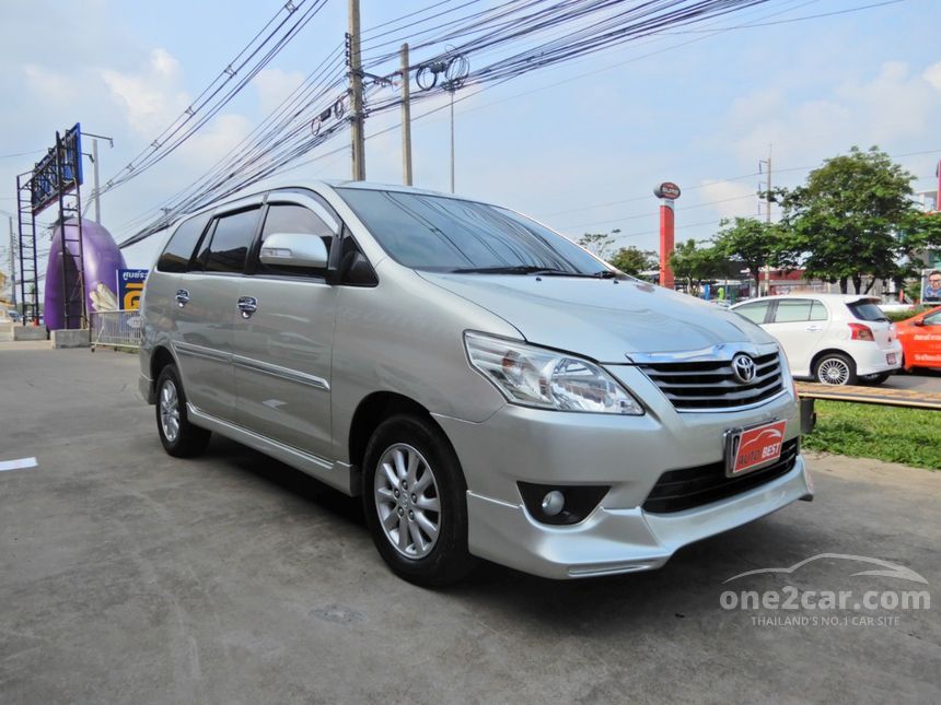Toyota Innova 2012 V 2.0 in กรุงเทพและปริมณฑล Automatic Wagon สีเทา for ...