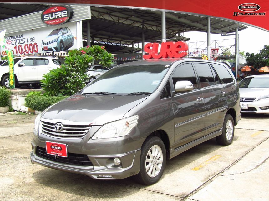 Toyota Innova 2015 V 2.0 in กรุงเทพและปริมณฑล Automatic Wagon สีเทา for ...