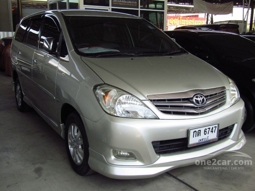 Toyota Innova 2010 V 2.0 in กรุงเทพและปริมณฑล Automatic Wagon สีเงิน ...