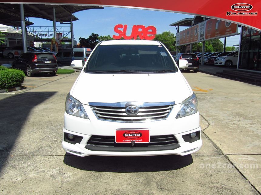 Toyota Innova 2015 V 2.0 in กรุงเทพและปริมณฑล Automatic Wagon สีขาว for ...