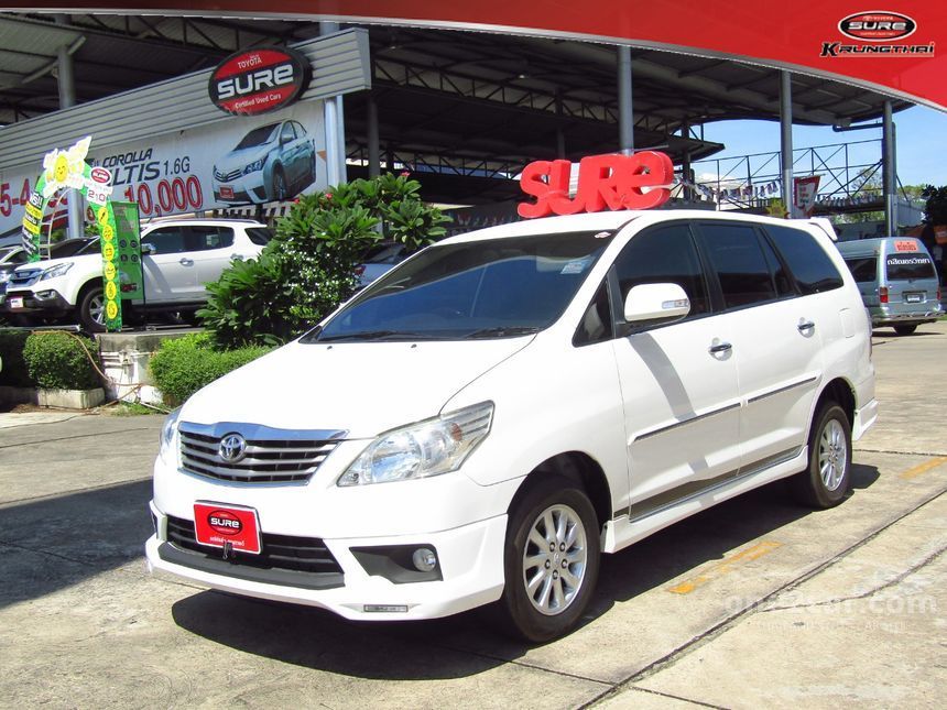 Toyota Innova 2015 V 2.0 in กรุงเทพและปริมณฑล Automatic Wagon สีขาว for ...
