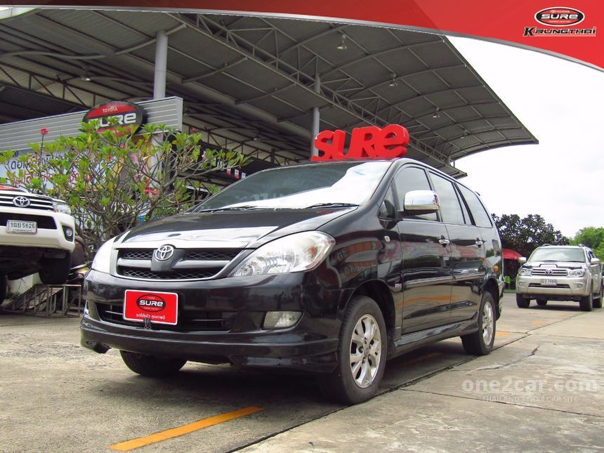 Toyota Innova 2008 V 2.0 in กรุงเทพและปริมณฑล Automatic Wagon สีดำ for ...